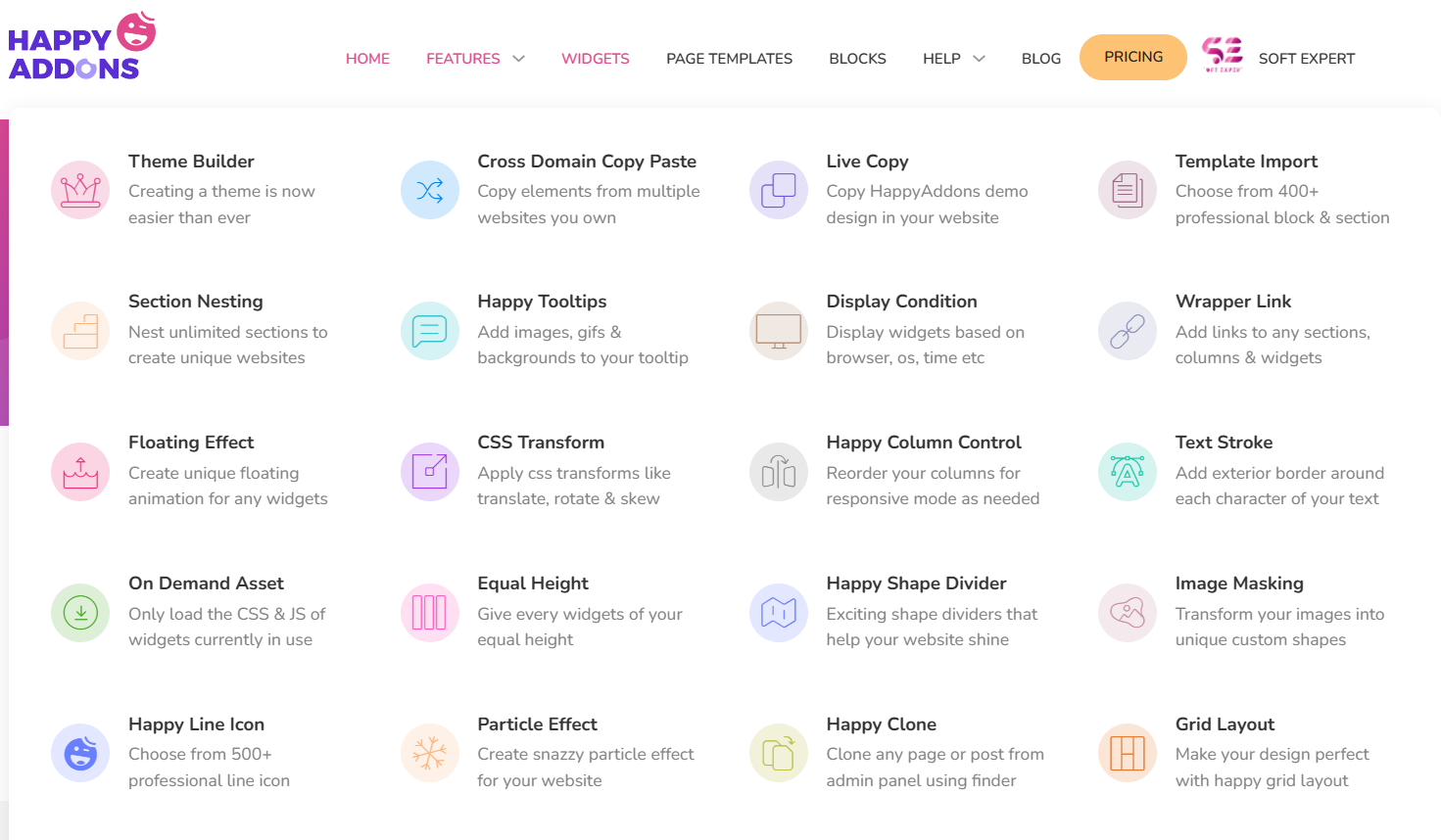 Happy Addons for Elementor – Soft Expert